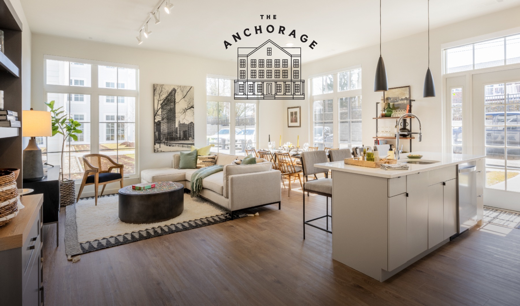 The Anchorage, a walkable apartment community in downtown Fairfield